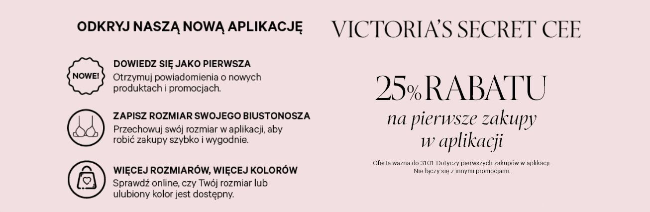 Aplikacja mobilna Victoria's Secret Polska